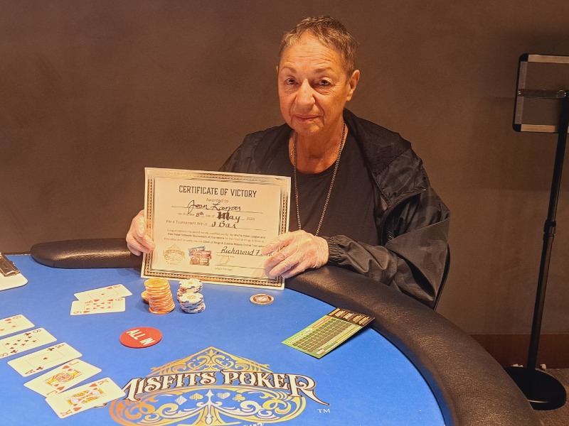 Joan Lazar Wins at J Bar & Golf Lounge | Free Poker Network(FPN)