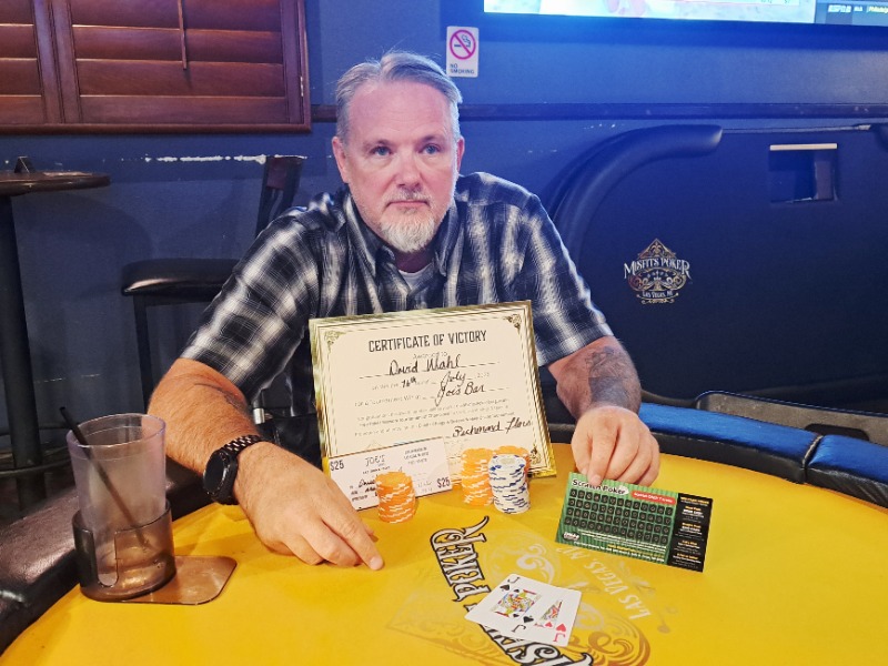David Wahl Wins at Joe's Bar | Free Poker Network(FPN)