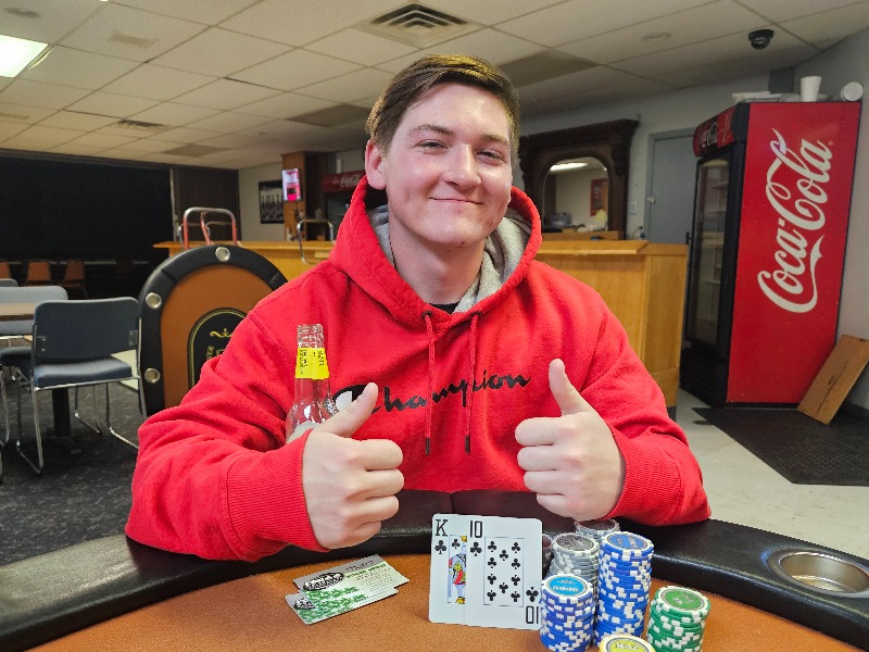 Nolan Harter Won at Bismarck Amvets | Free Poker Network(FPN)