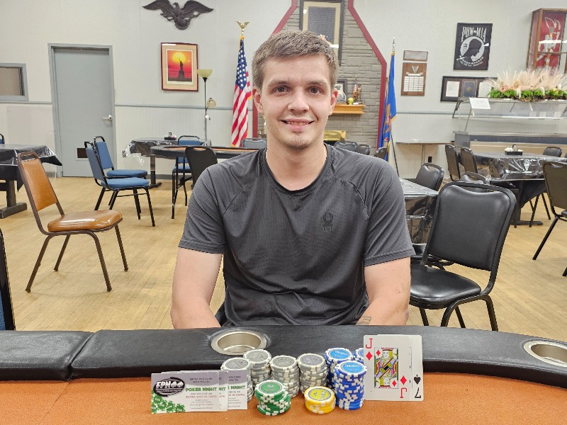 Kaynen Malec Won at Bismarck Amvets | Free Poker Network(FPN)