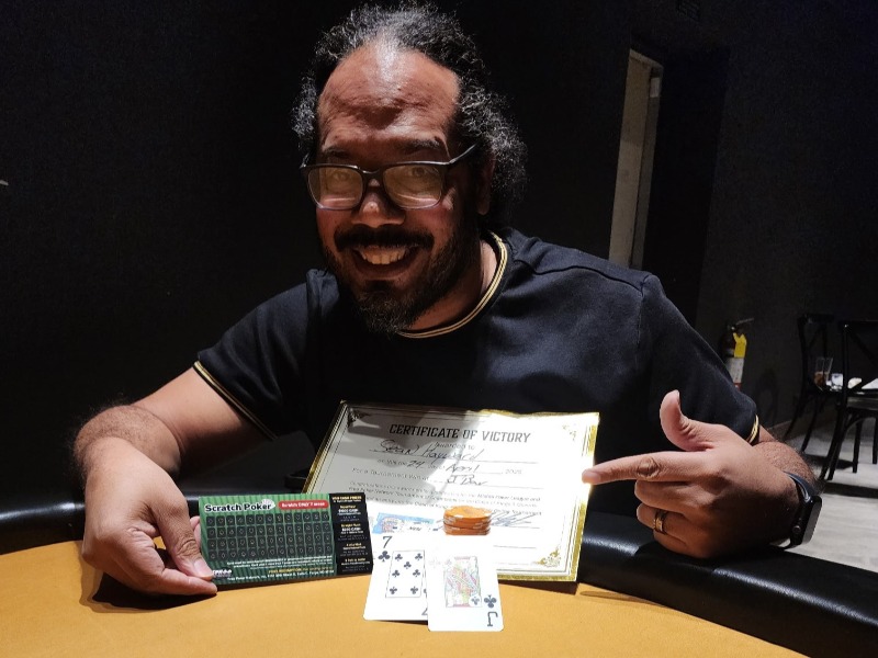 Sean Hayward Wins at J Bar & Golf Lounge | Free Poker Network(FPN)