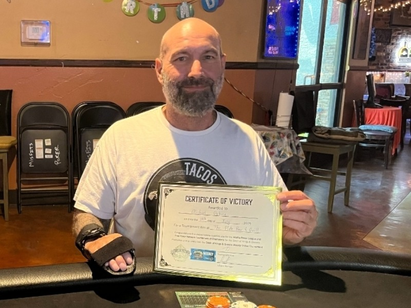 Michael Osborn Wins at The Plate Bar & Grill | Free Poker Network(FPN)