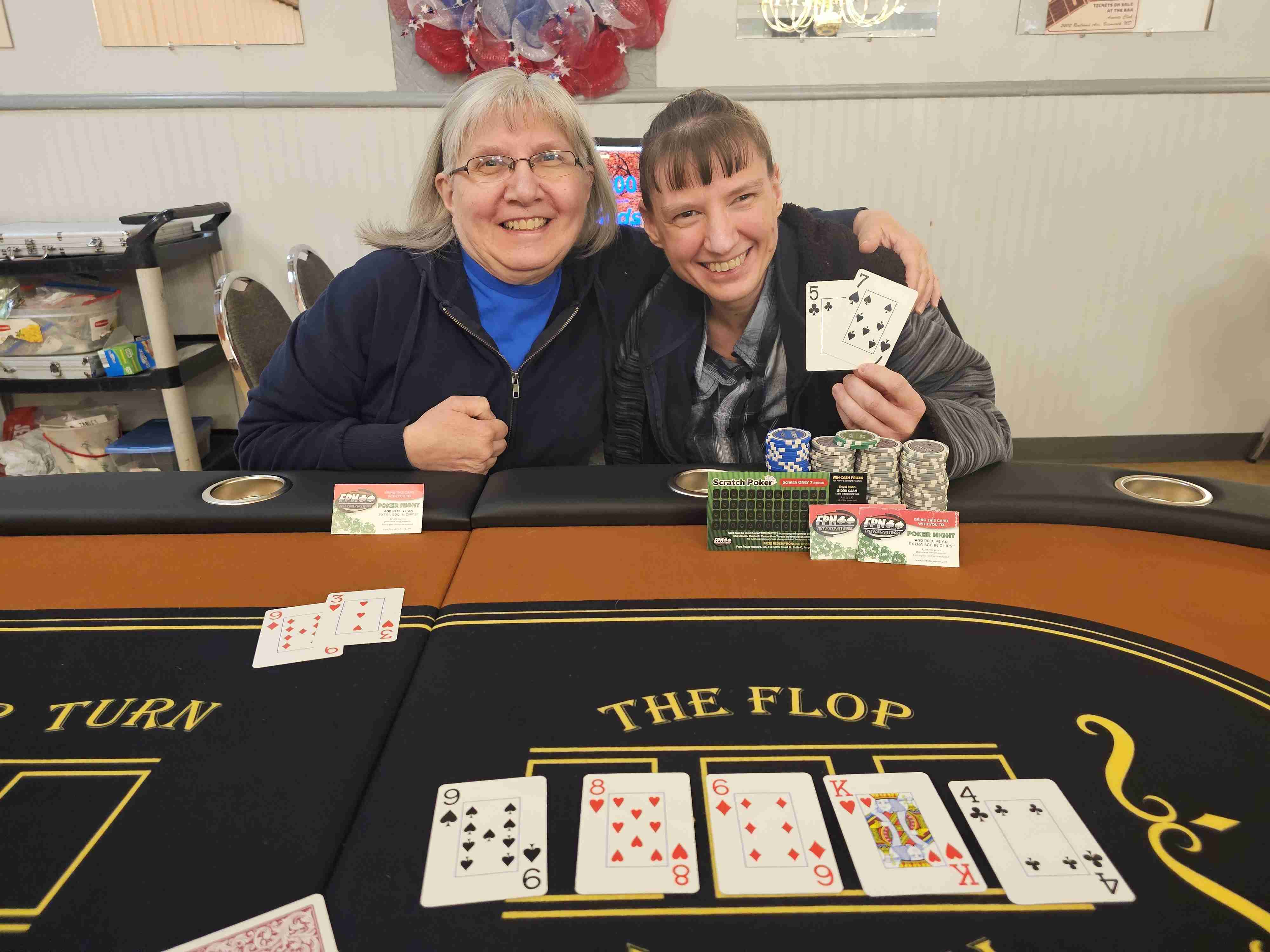 Mom and daughter heads-up battle | Free Poker Network(FPN)