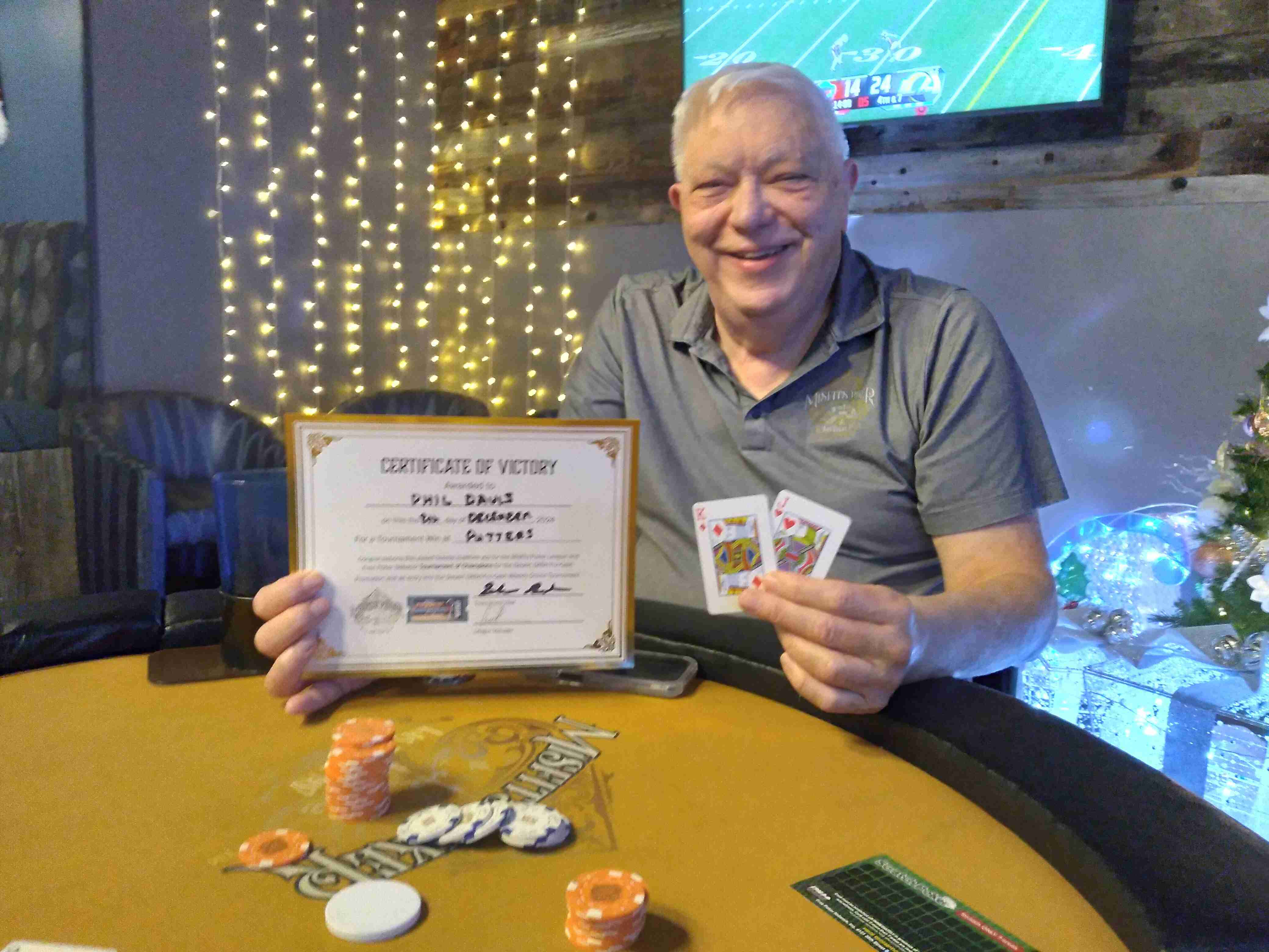 Phil Davis Wins at Putter's Bar and Grill - Pecos | Free Poker Network(FPN)