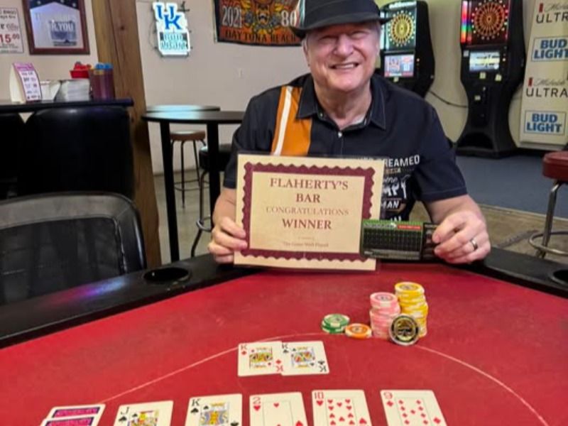 Pat Judge Wins at Flaherty's | Free Poker Network(FPN)