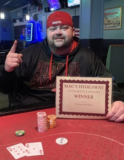 Jacob Barrows Wins at Mac's Hideaway Bar & Grill | Free Poker Network(FPN)