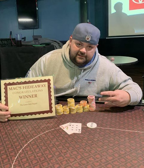 Jacob Barrows Wins at Mac's Hideaway Bar & Grill | Free Poker Network(FPN)