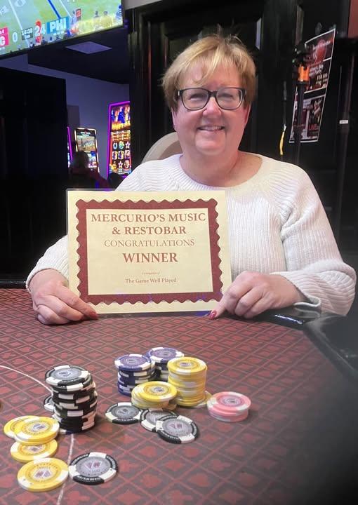 Laura Coffey Wins at Mercurio's Music & Restobar | Free Poker Network(FPN)