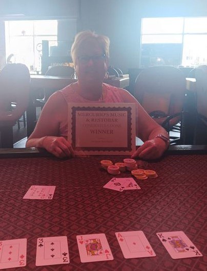 Laura Coffey Wins at Mercurio's Music & Restobar | Free Poker Network(FPN)