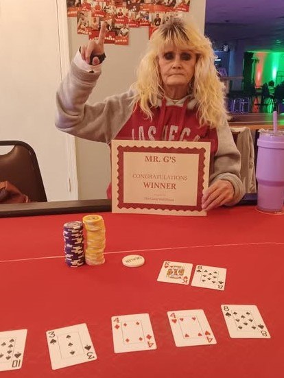 Susan Colbert Wins at Mr G's Bar & Grill | Free Poker Network(FPN)