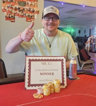 Chad Roller Wins at Mr G's Bar & Grill | Free Poker Network(FPN)