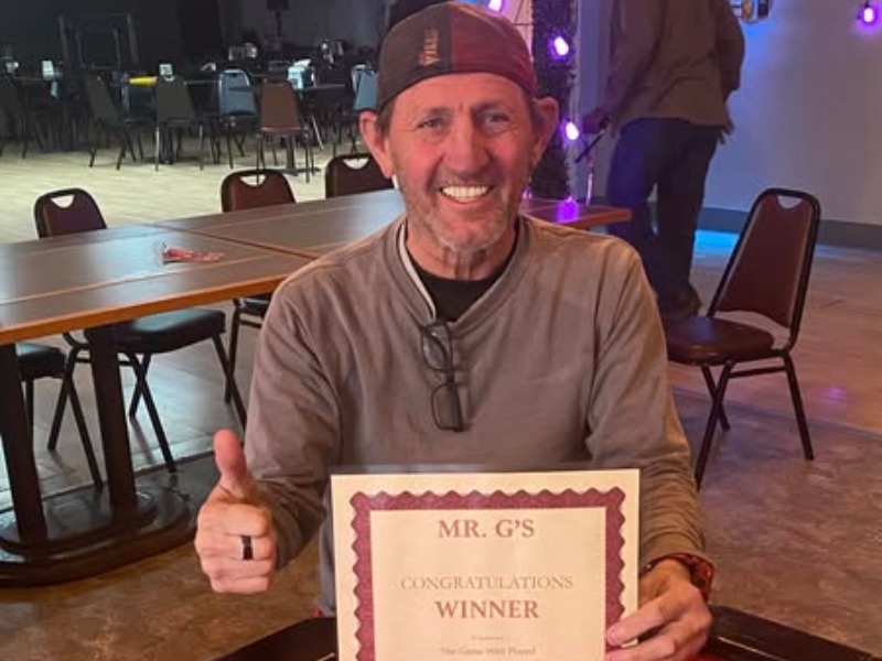 Jeff kochersperger Wins at Mr G's Bar & Grill | Free Poker Network(FPN)