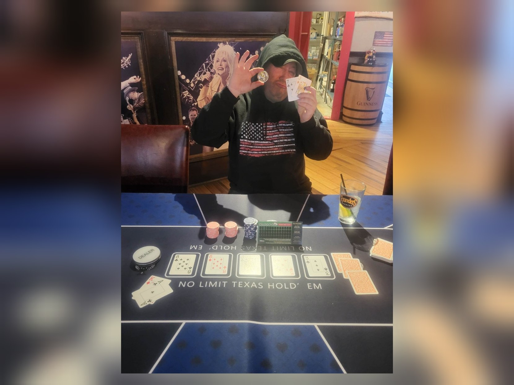 Tony Pearson Wins His Very 1st FPN Game at Roadhouse 71 ! Tony chose a ...