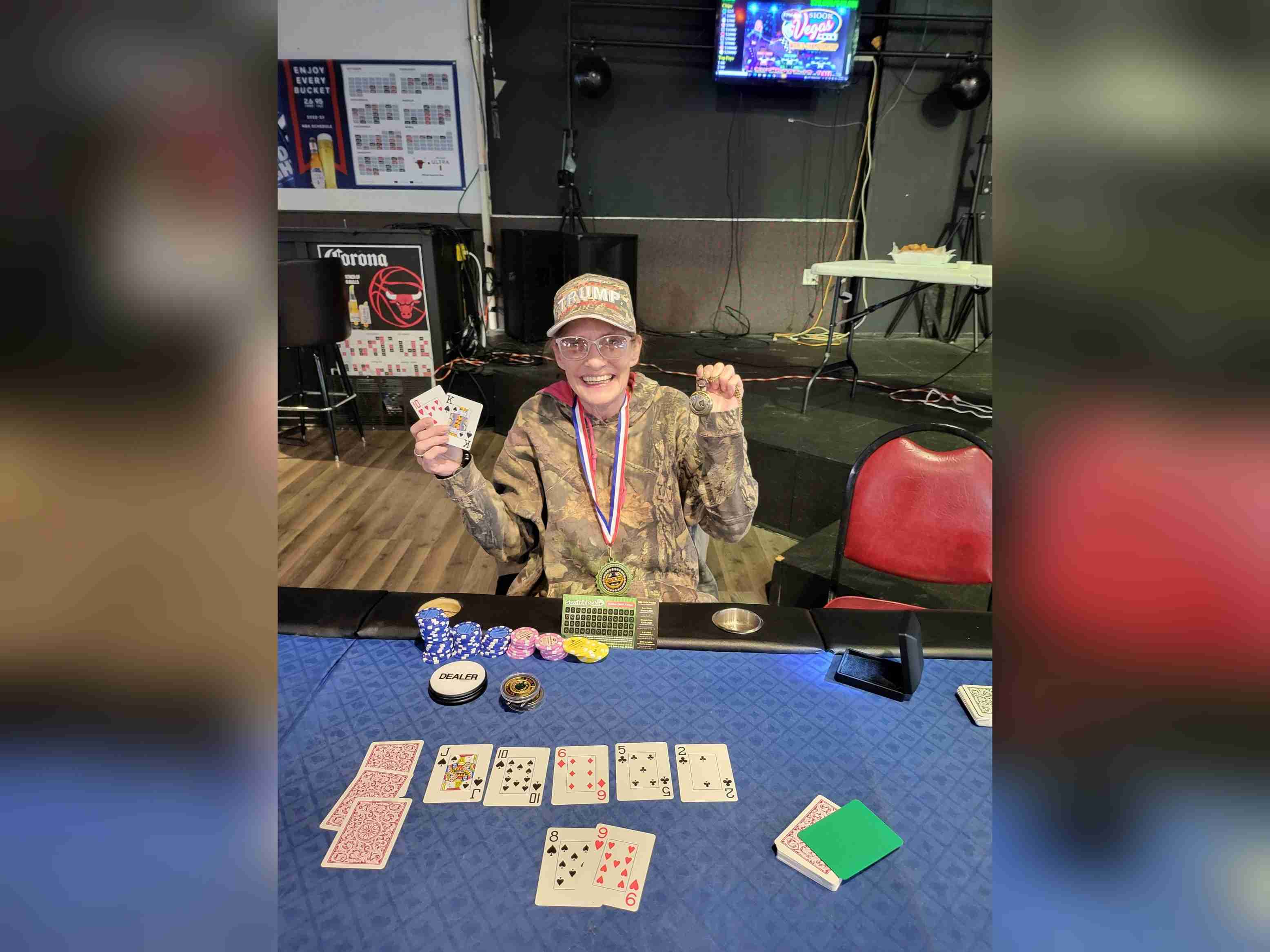 Carol Dierzen takes the win at Corral’s!! | Free Poker Network(FPN)