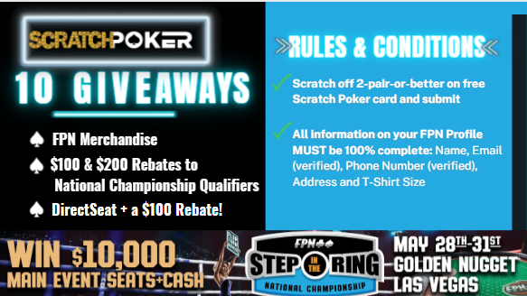 2-Pair-Or-Better Scratch Poker Drawing | Day 9 Winner (Player Reminder ...