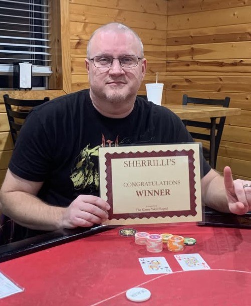 Ed Eskridge Wins at Sherrilli's Pizzeria | Free Poker Network(FPN)