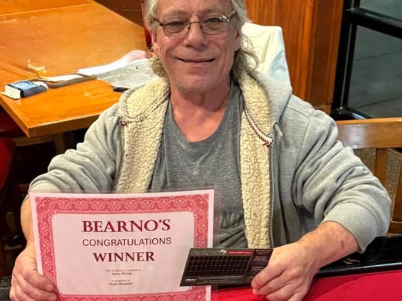 Jeff Sparks Wins at Bearno's Pizza | Free Poker Network(FPN)